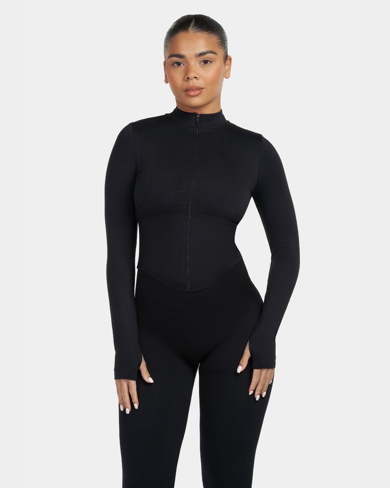 Sculpt Shapewear Jacket | Pure Black